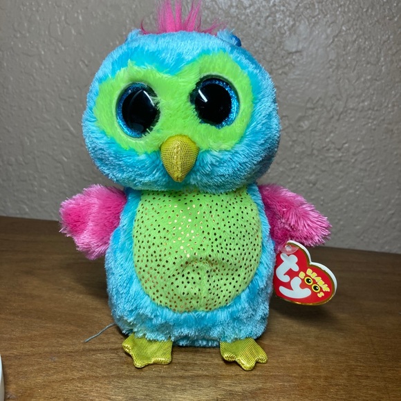 Toys | Ty Beanie Boos Opal The Owl | Poshmark